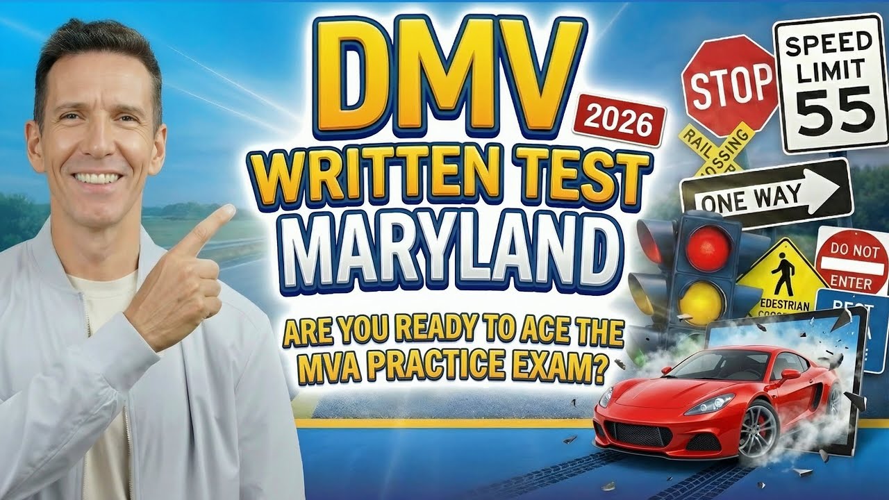 Maryland MVA Permit Test 2026 | Real Driving Test Questions - YouTube