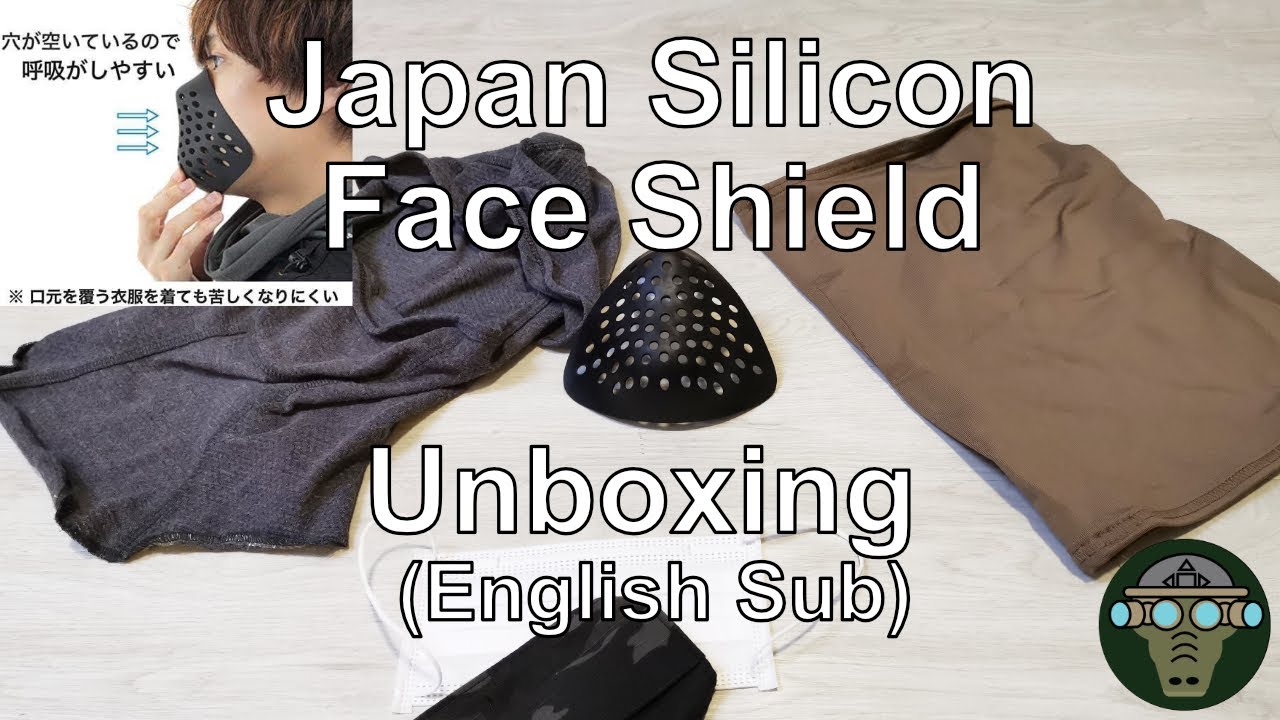 Japan Silicon face shield unboxing review - YouTube