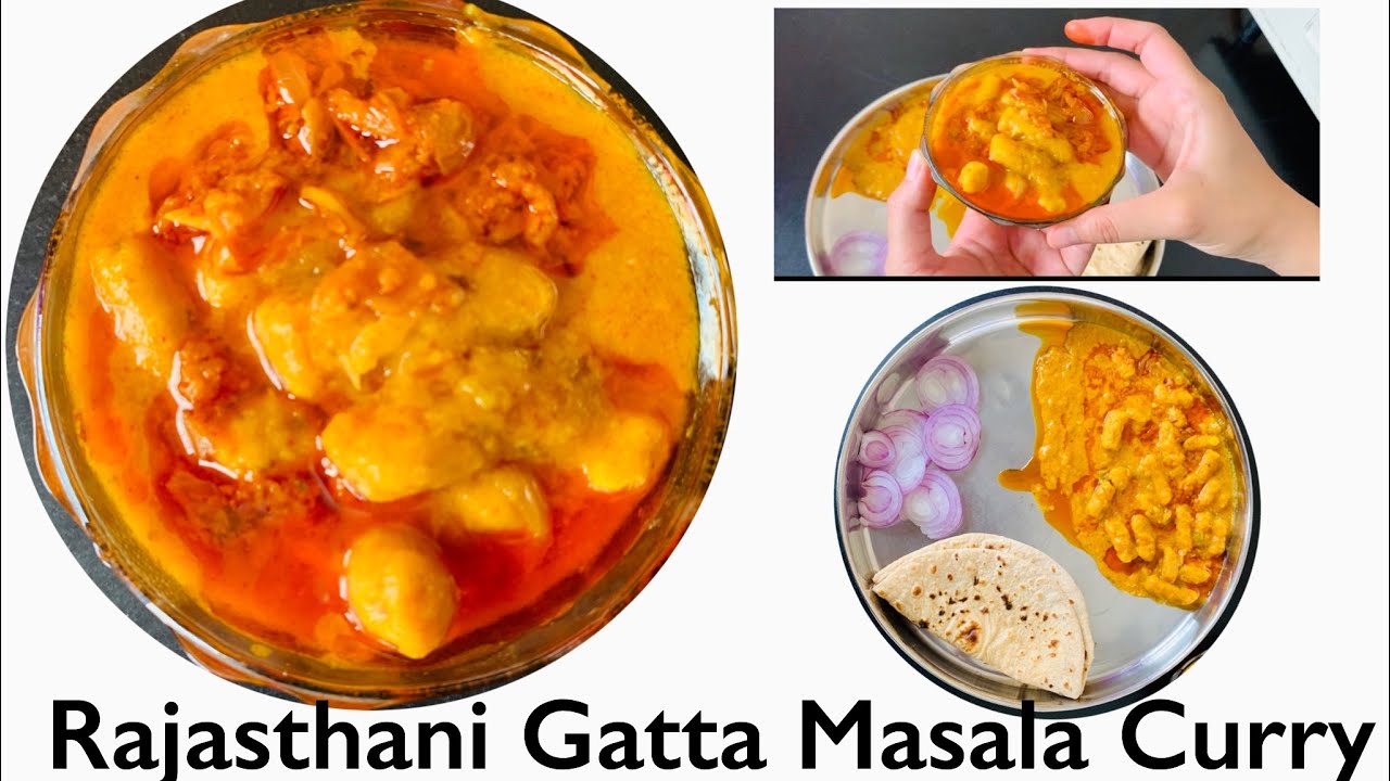 Rajasthani Gatta Masala Curry - YouTube