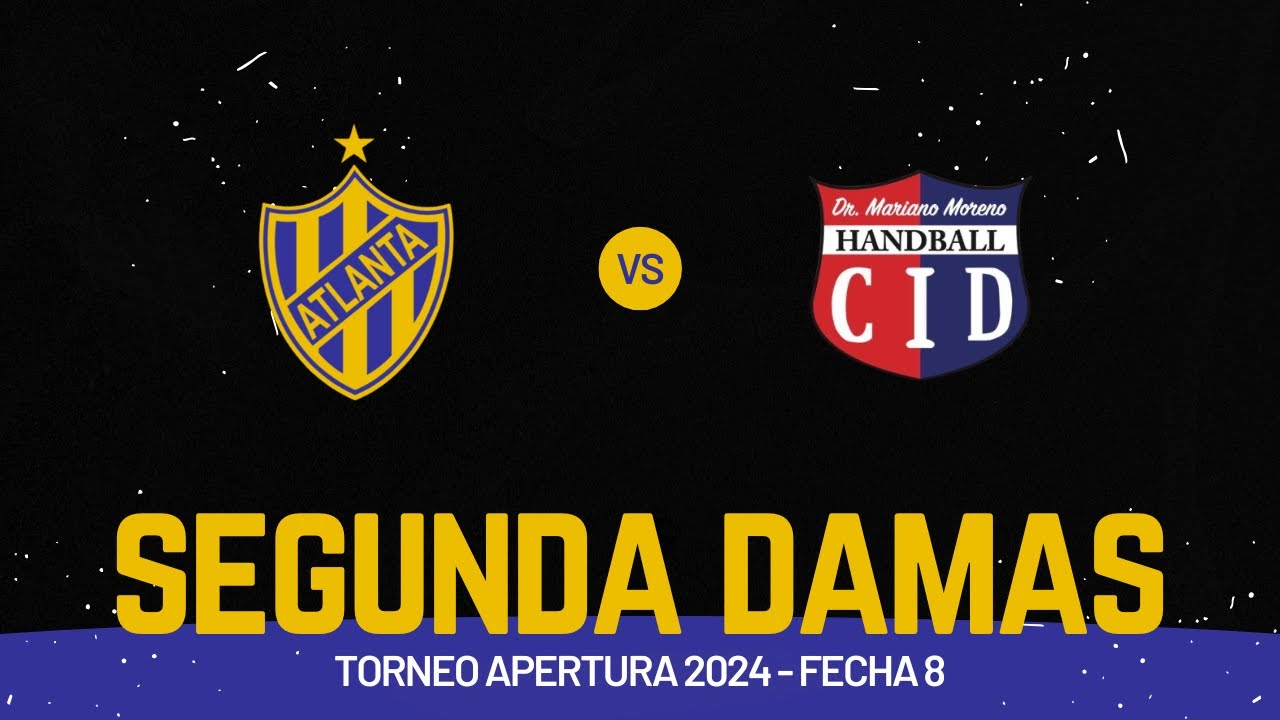 Torneo apertura 2024 fecha N° 8 - Damas Metro 2 "B" - Atlanta Vs. Cid ...