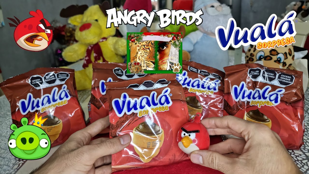 Por fin encontré Vuala Sorpresa de ANGRY BIRDS nueva promoción, abri 5 ...