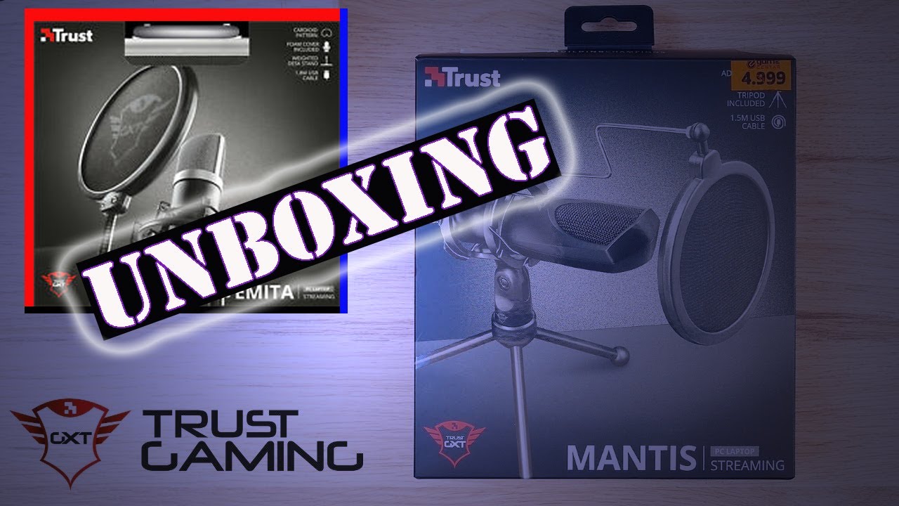 UNBOXING - TRUST MANTIS ( Microfone de Mesa ) + TESTE - YouTube