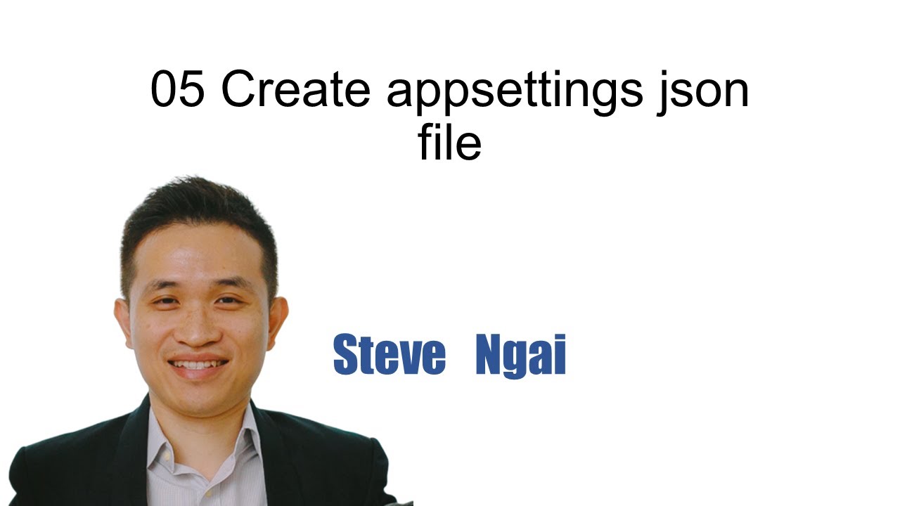 05 Create Appsettings Json File YouTube 05-create-appsettings-json-file-youtube