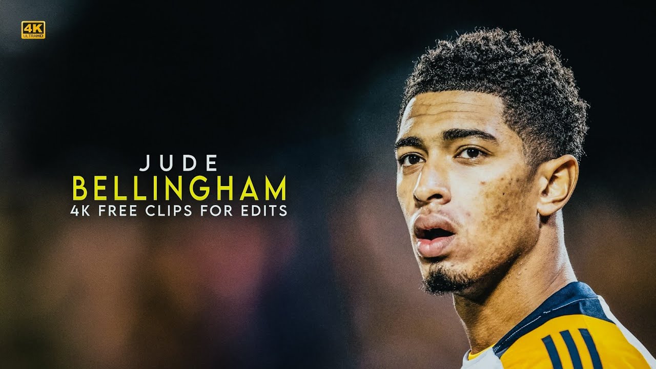 Jude Bellingham 4K Clips For Edits 2025 • Free Scene Pack • No ...