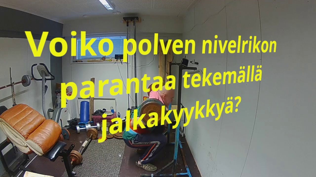 Voiko polven nivelrikon parantaa tekemällä jalkakyykkyjä? - YouTube