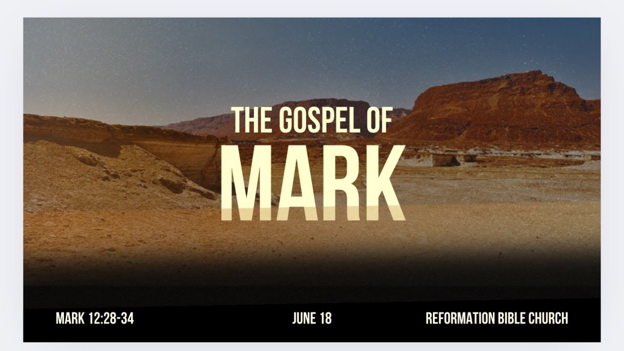 The Greatest Command Mark 12:28-34 - YouTube