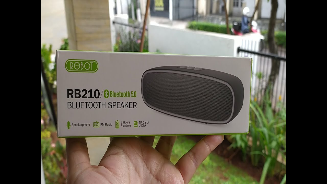 Speaker Bluetooth Robot RB210 Portable Wireless Super Bass Mini Stereo ...