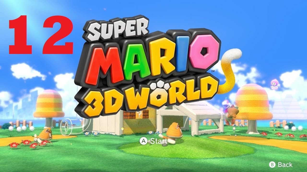 Part 12 | Super Mario 3D World | 100% Playthrough - No Commentary - YouTube