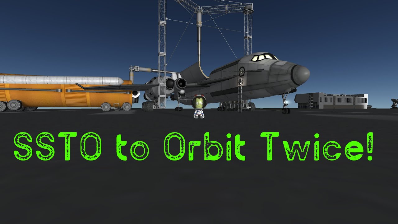 Building a Orbiting Lab with an SSTO!! - YouTube