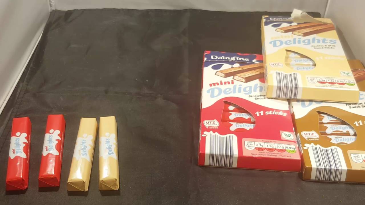 aldi section dairyfine mini delights - YouTube