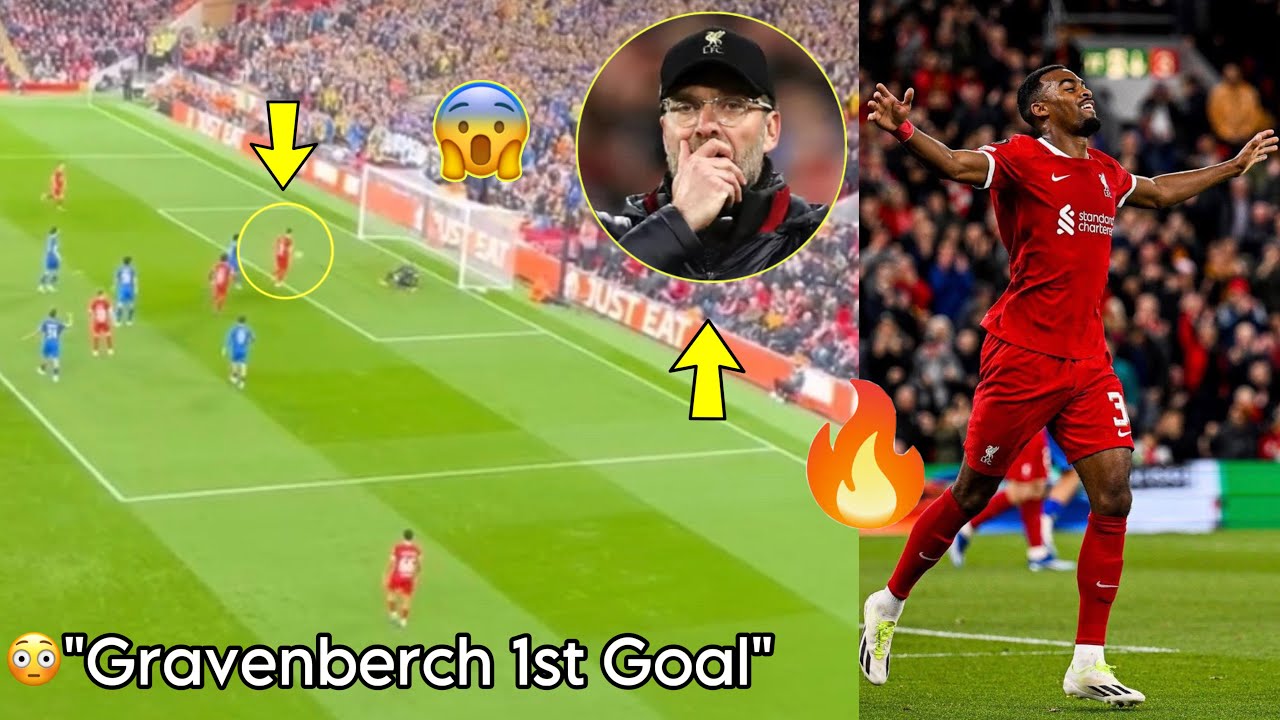 😱Ryan Gravenberch FIRST GOAL For Liverpool!Diogo Jota Goal,Liverpool 2 ...