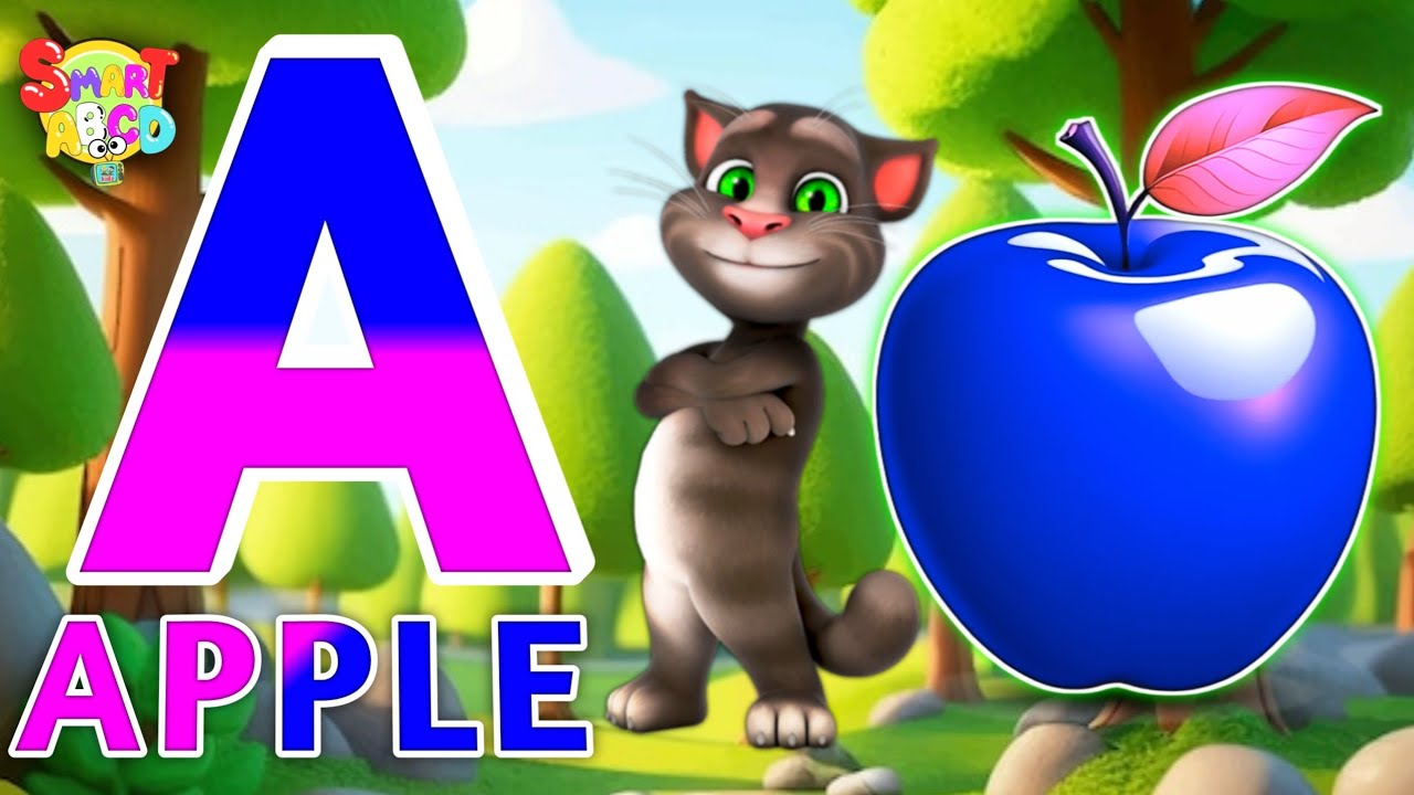 Phonics Song 2 with TWO Words in 3D - A For Apple🍎🍏- ABC Alphabet Songs ...