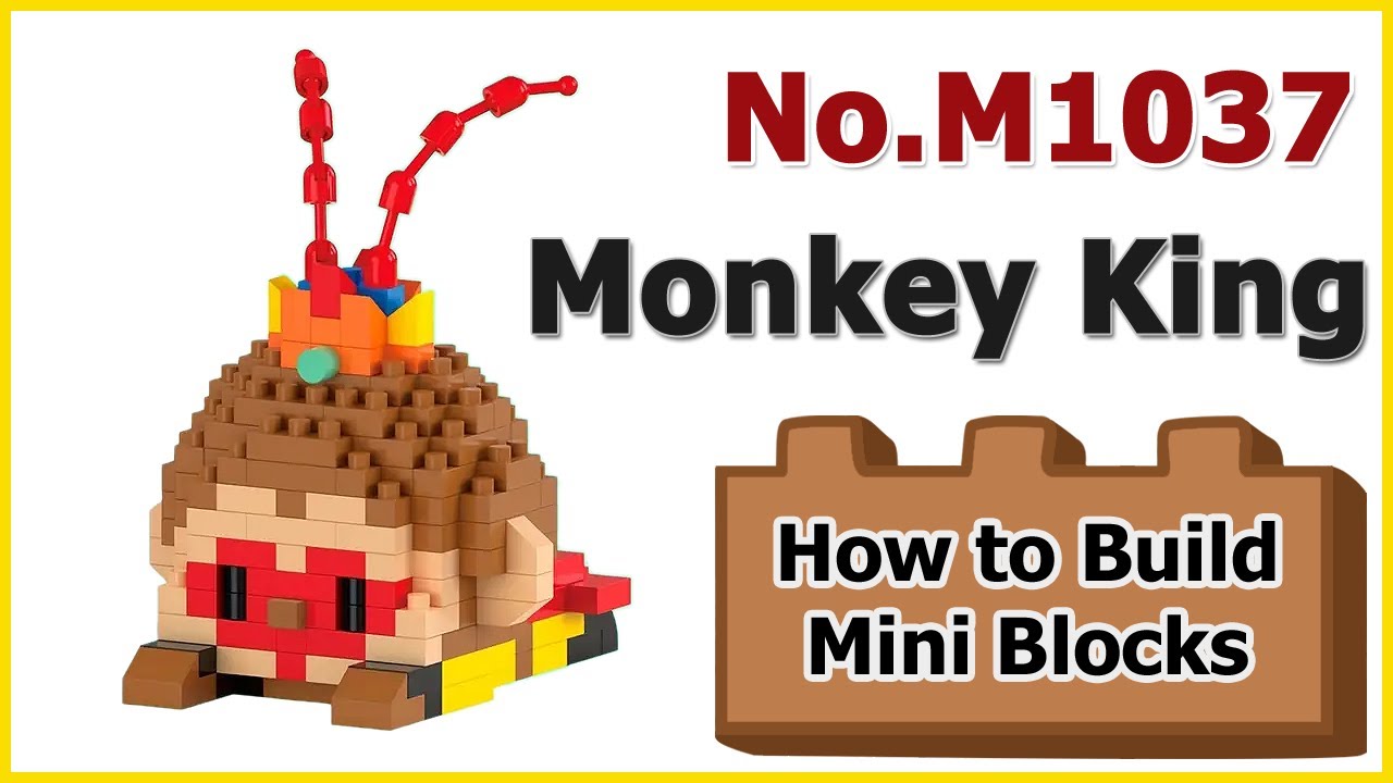 How to Build Mini Blocks Monkey King M1037 Review Instructions ...
