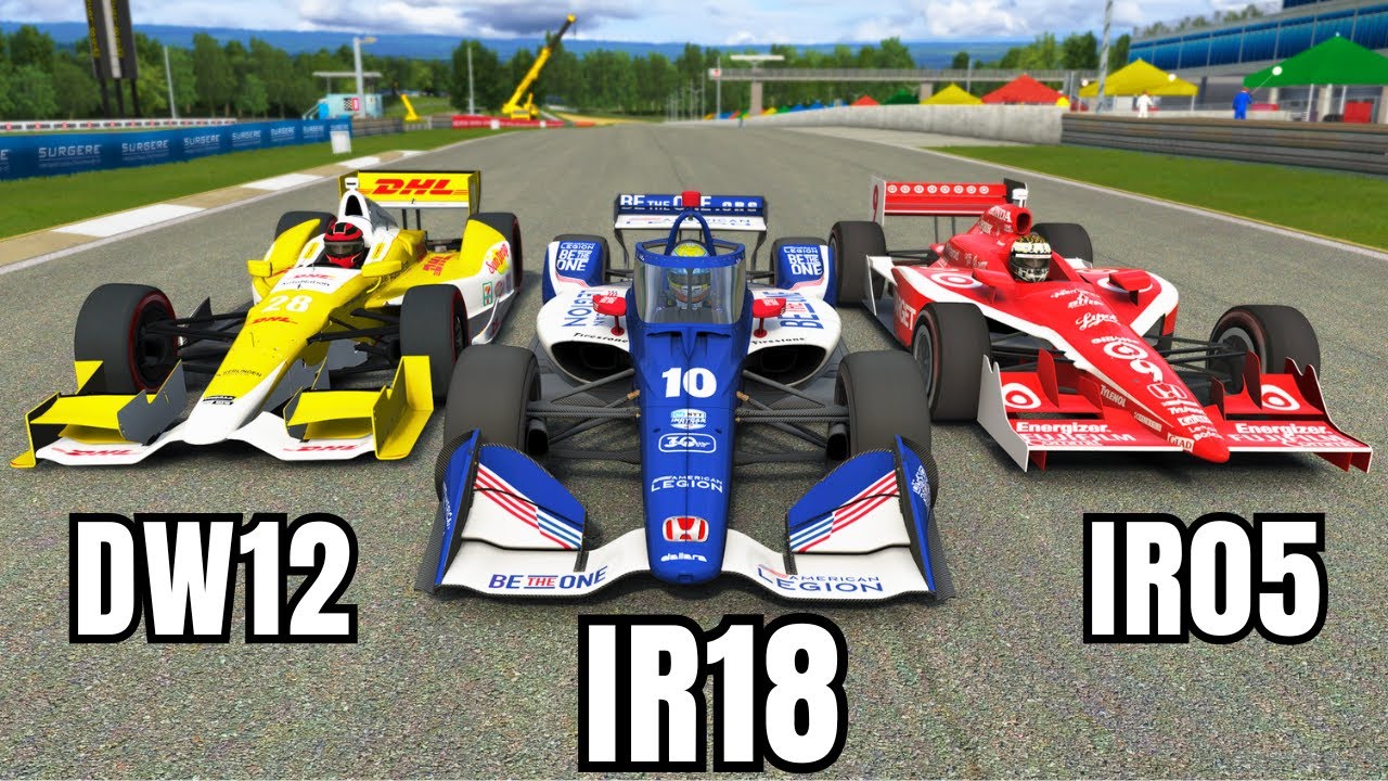 INDYCAR Dallara IR05, DW12 or IR18 | Who is the FASTEST in a RACE ...