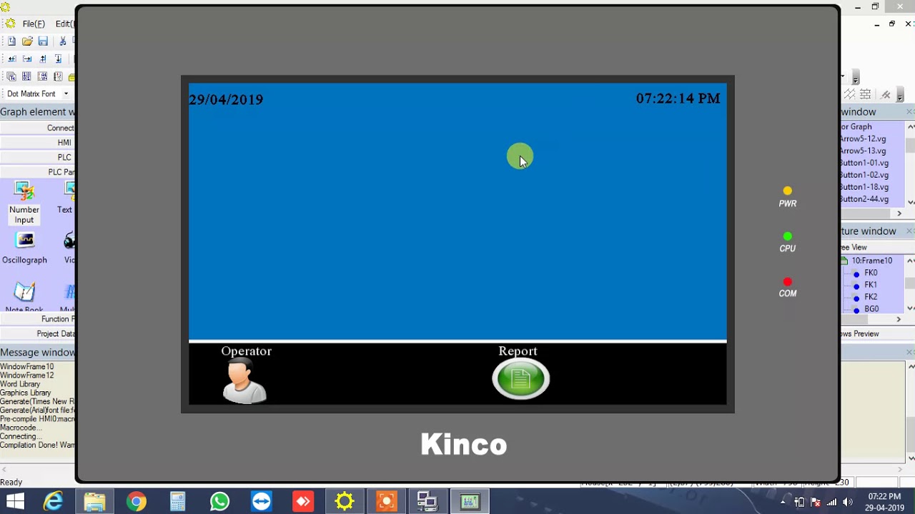 Kinco HMI : Historical Data display Function Step By Step - YouTube