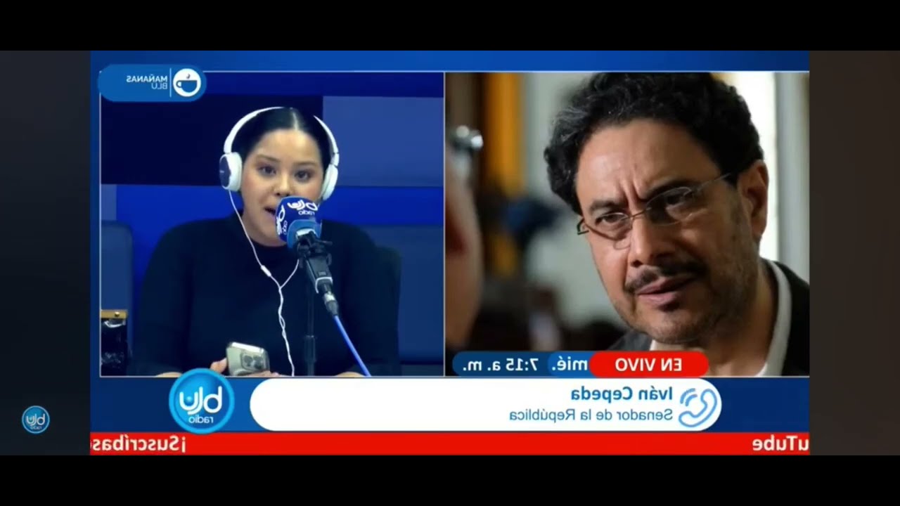 Momento donde Néstor Morales y Blu Radio MIENTEN y Iván Cepeda pide que ...