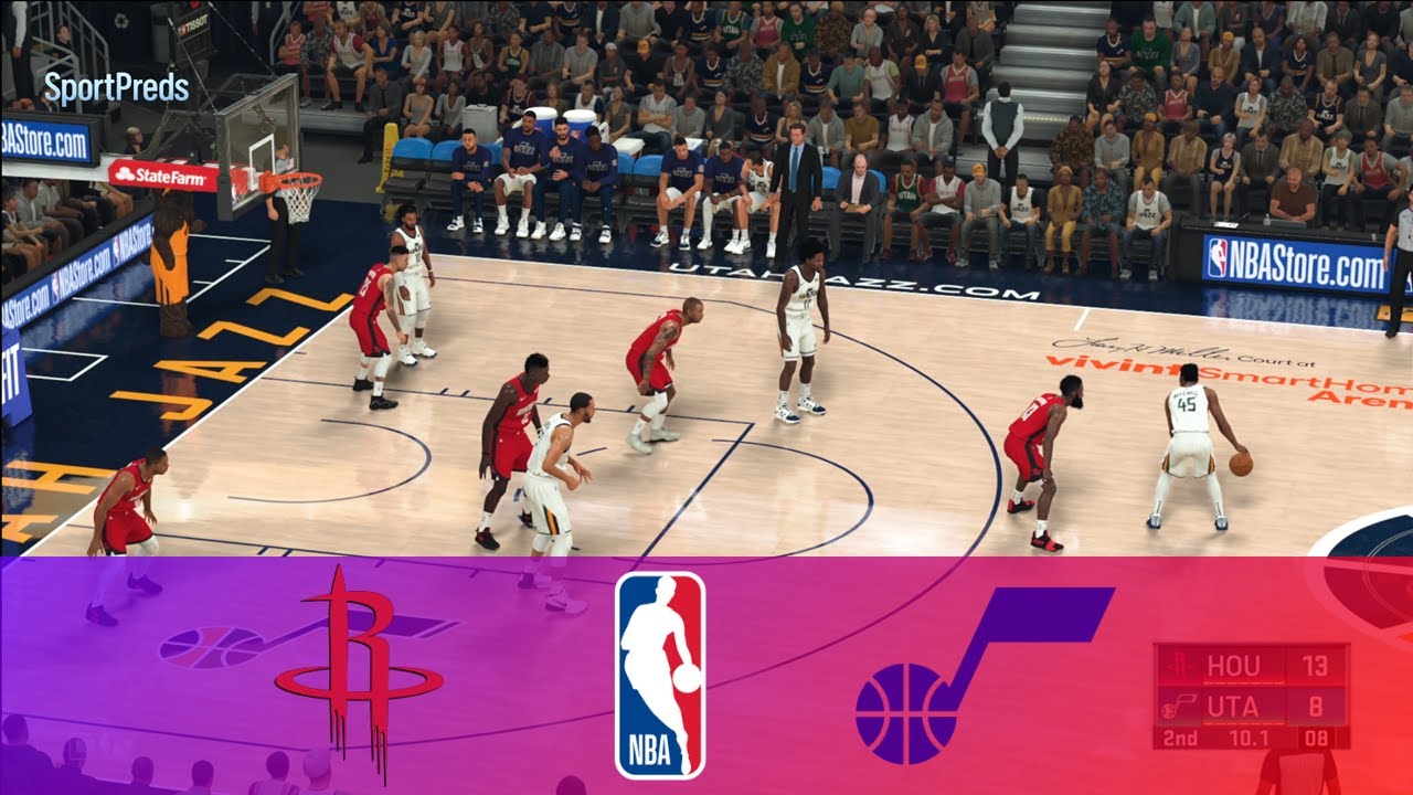 Houston Rockets vs Utah Jazz - Full Game | NBA 2K20 Simulation - YouTube