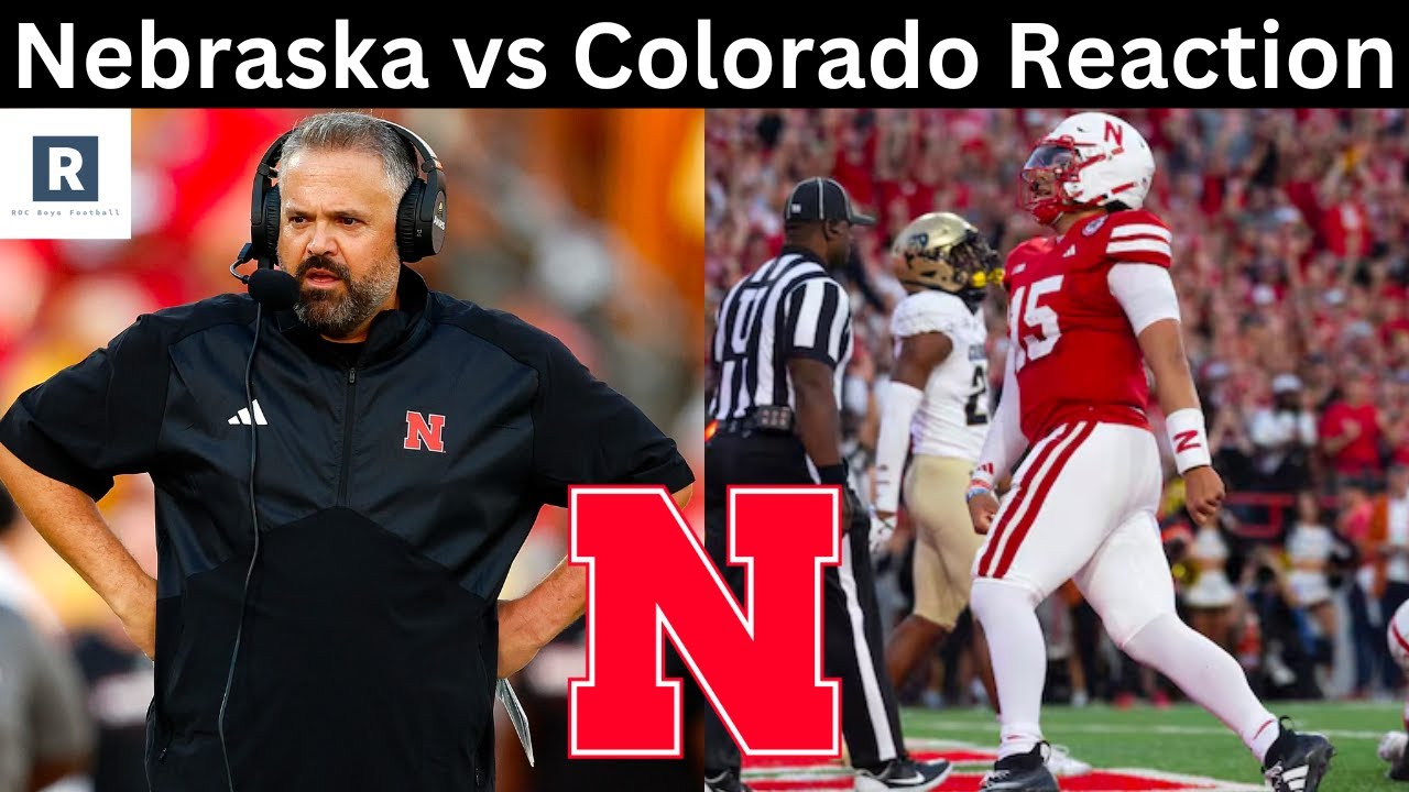 Nebraska vs Colorado INSTANT REACTION | Huskers Dominate The Line Of ...