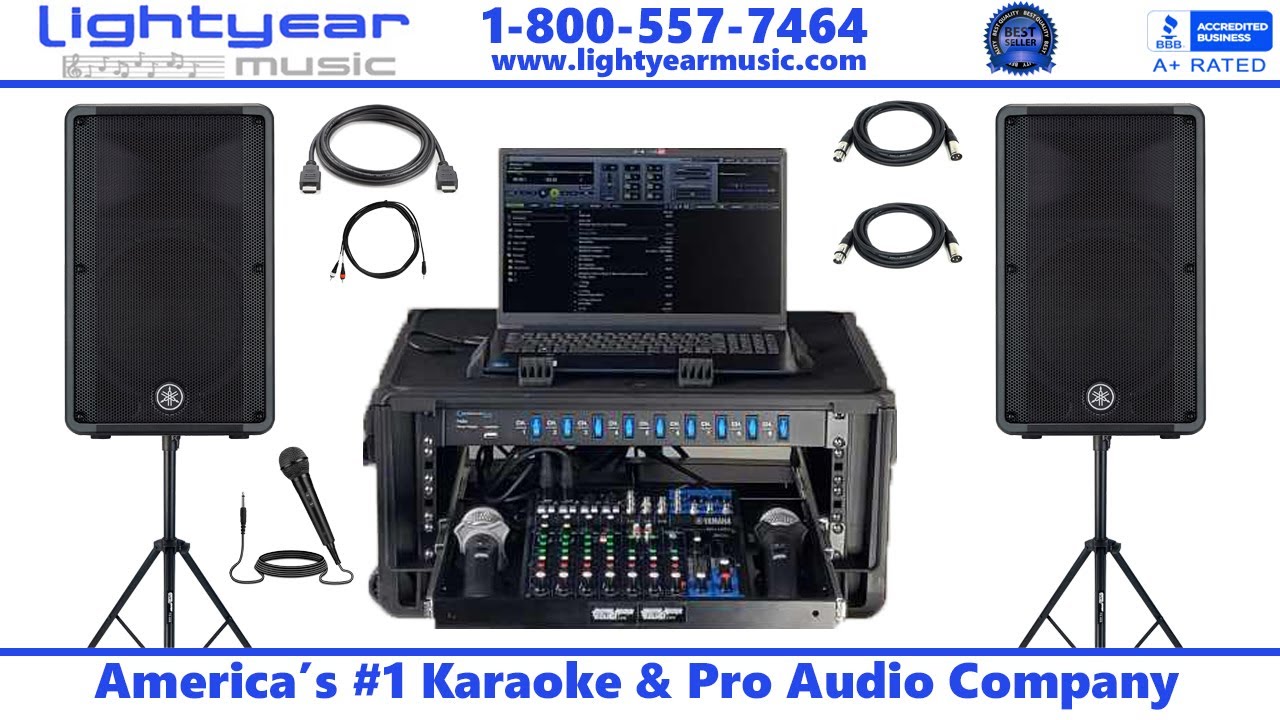 New DJ Karaoke System, Lightweight Wedding Rack System - YouTube