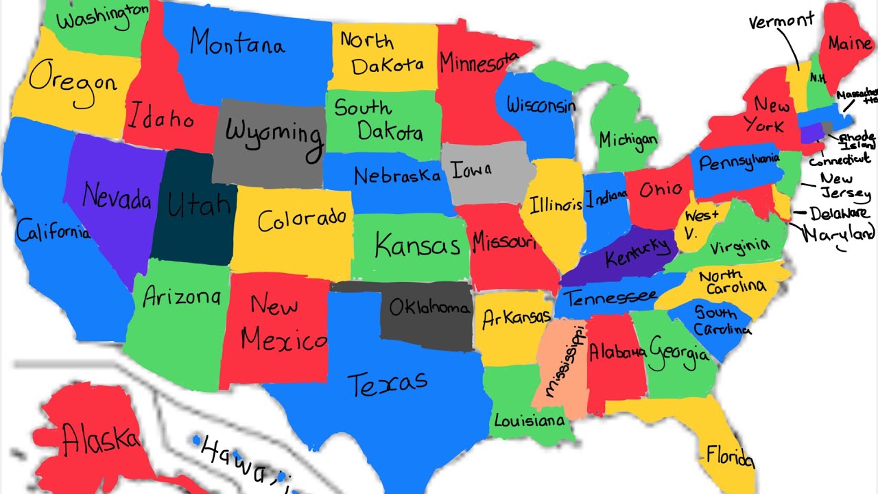 US STATE BATTLE ROYALE! - YouTube