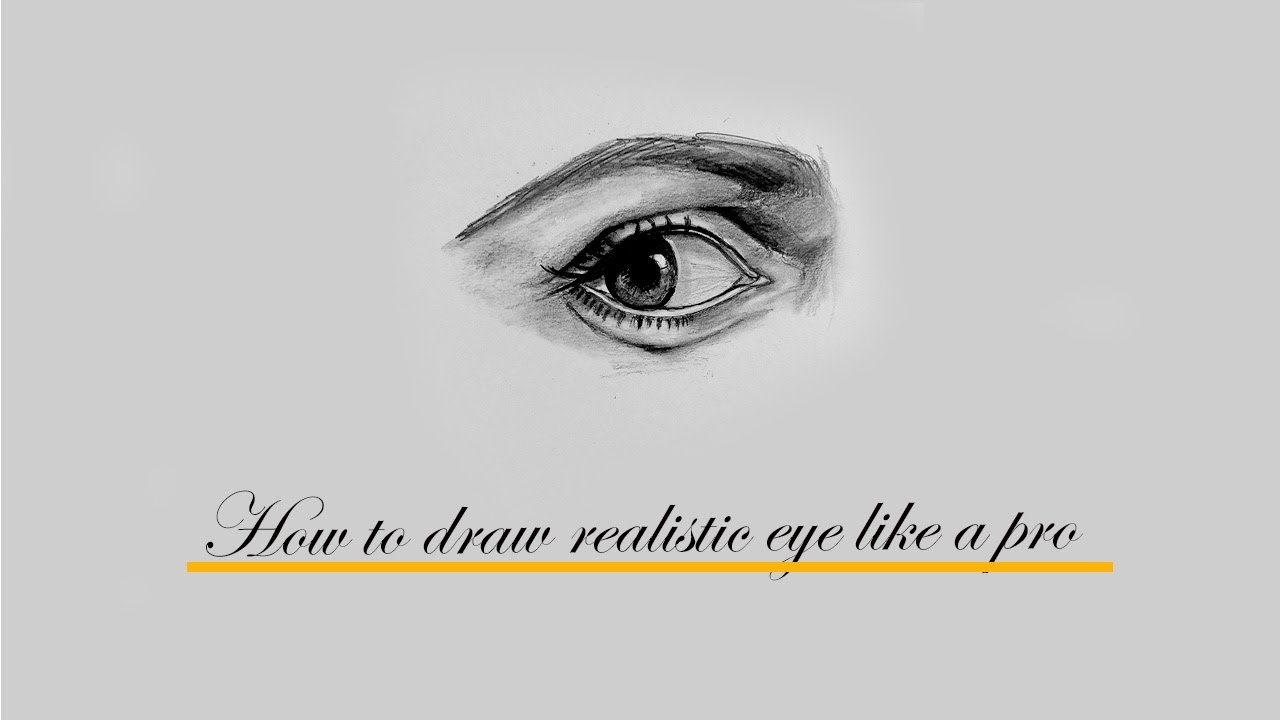 Quick and easy way to draw super hyper realistic eye//step by step ...