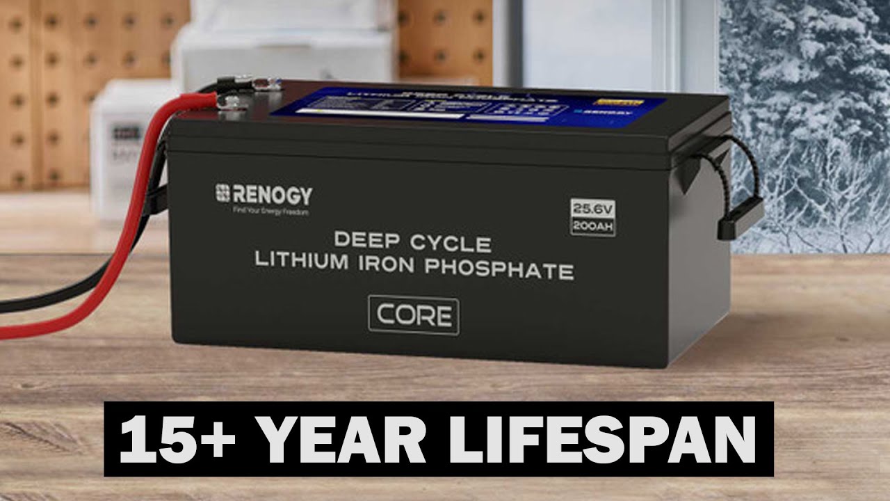 RENOGY 24V 200Ah Core Series Deep Cycle Lithium Iron Phosphate LFP ...