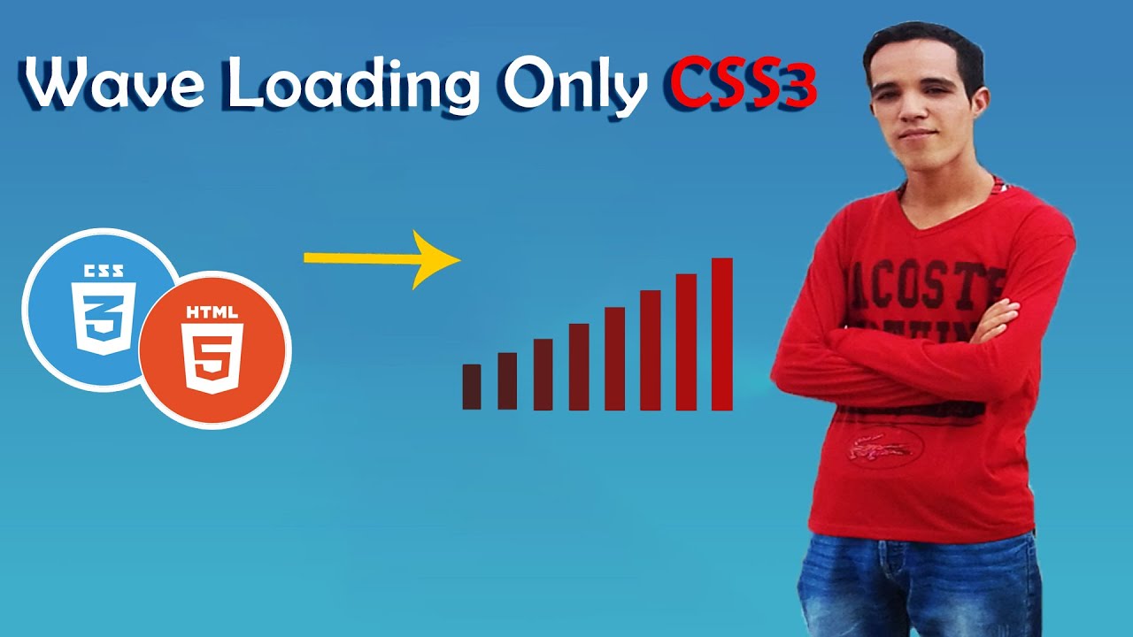 Wave Screen Loading using Only CSS3 Animation - YouTube
