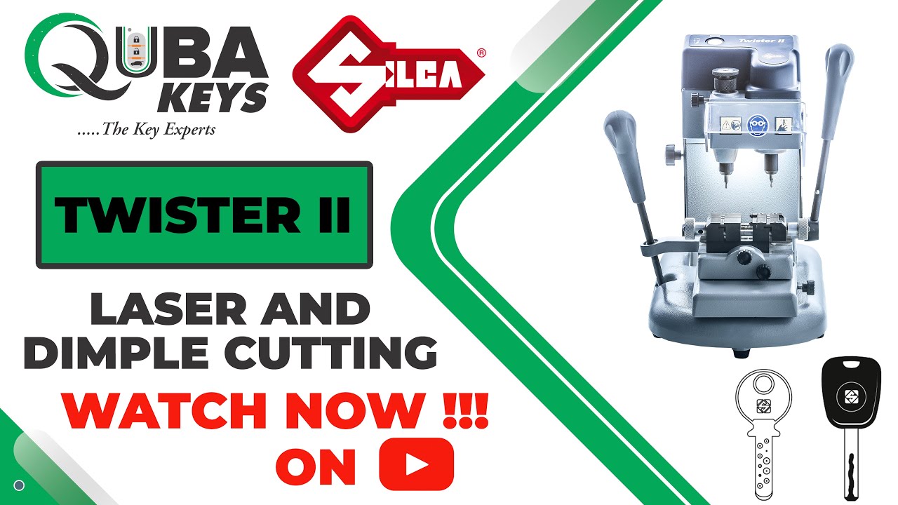Silca Twister II | Ultra & Dimple Key Cutting Machine | Quba Keys - YouTube