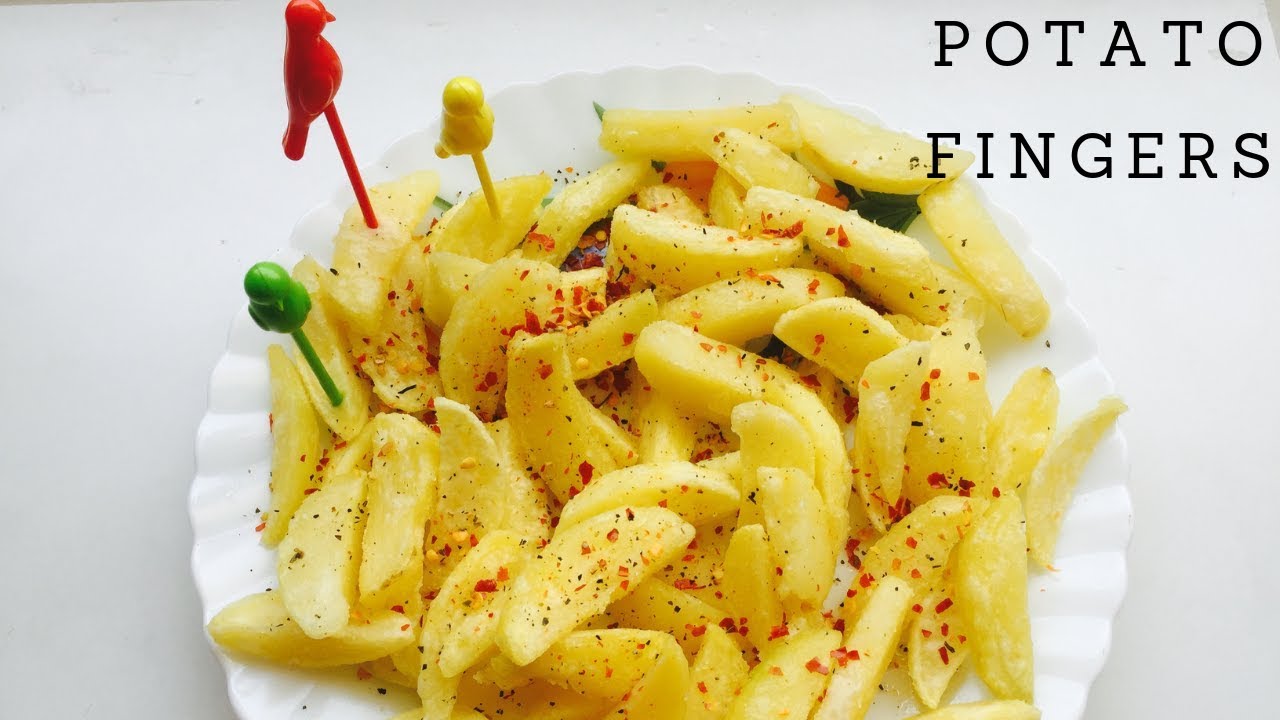Homemade Potato Fingers - Delicious Veg Starter Recipe - YouTube