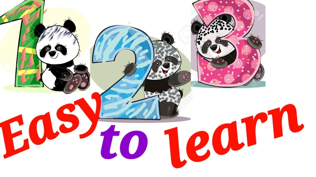 1234 spelling in english!1234 spelling ke sath - YouTube