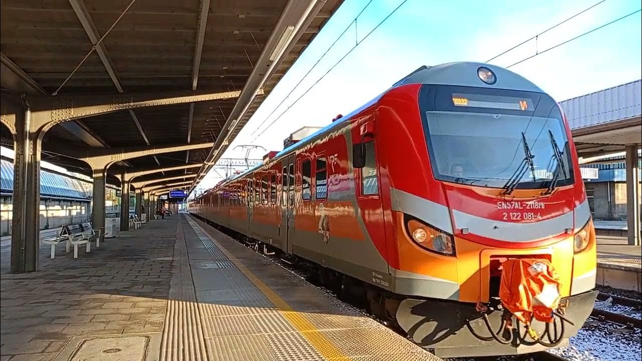 ODJAZD ZE STACJI POZNAŃ GŁÓWNY EN57AL-2118+2106 JAKO REGIO RELCAJI:POZNAŃ GŁÓWNY-WROCŁAW GŁÓWNY ...