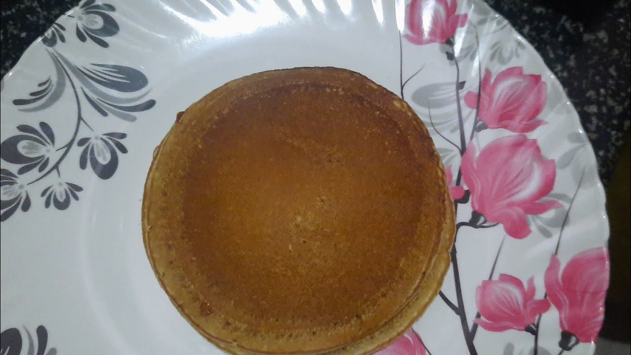 making pan cake at home - YouTube