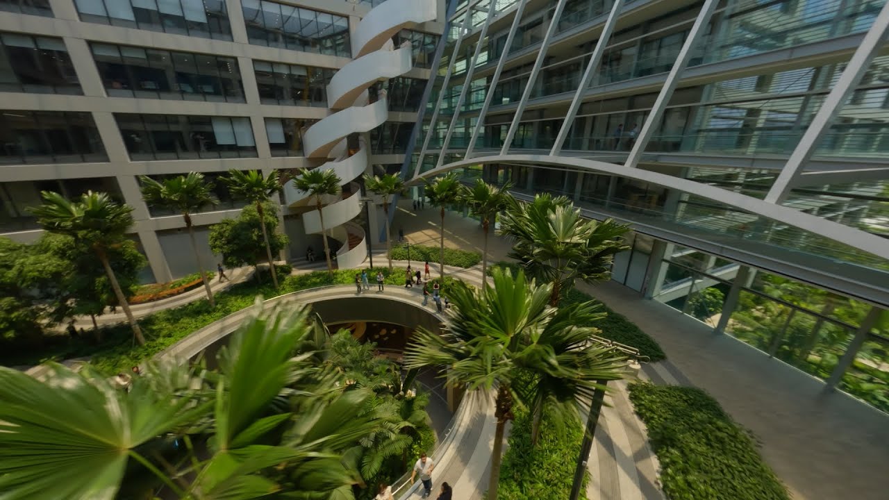 A drone fly-through of SJ Campus - YouTube