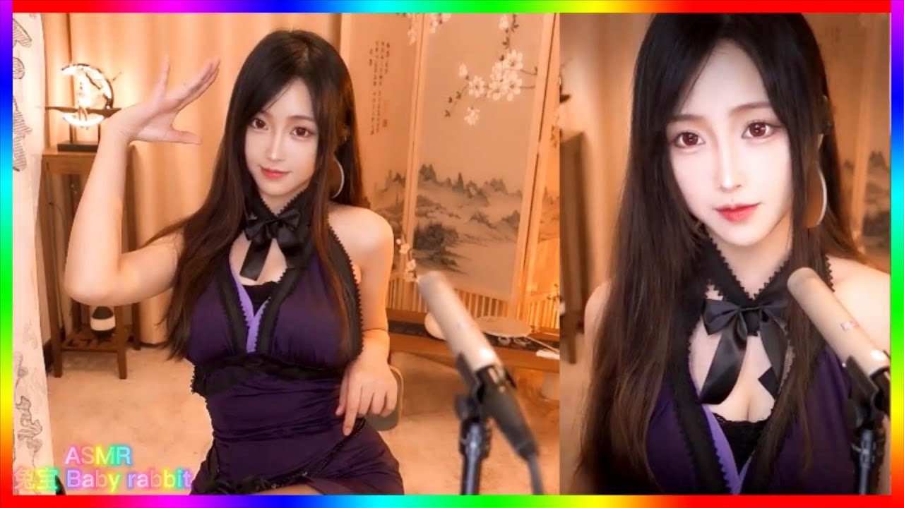 [ASMR 兔宝 Baby rabbit] ASMR Tifa helps you relax your ears💕二呆酱DaiDai - YouTube