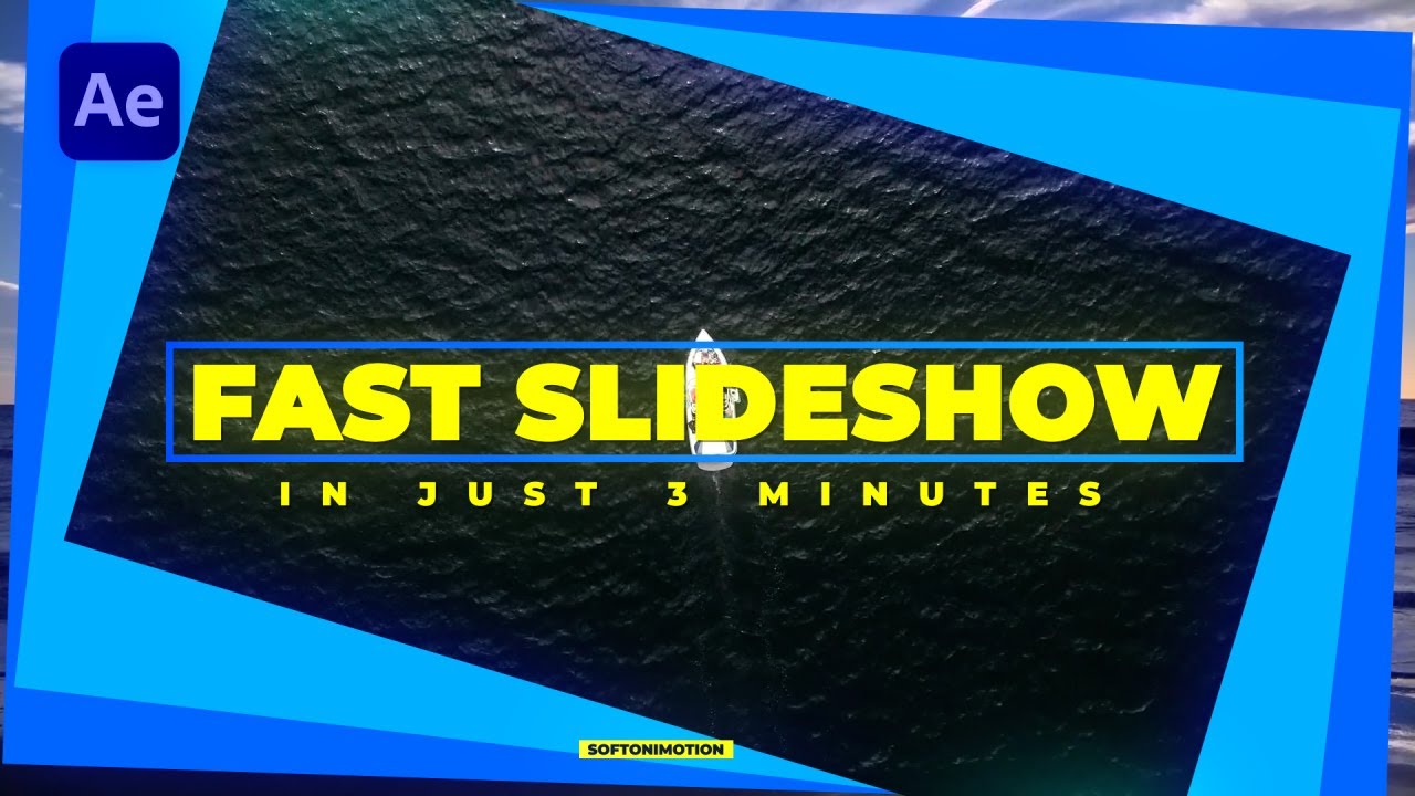 Fast and Simple PHOTO Slideshow in 3 Minutes - After Effects Tutorial ...