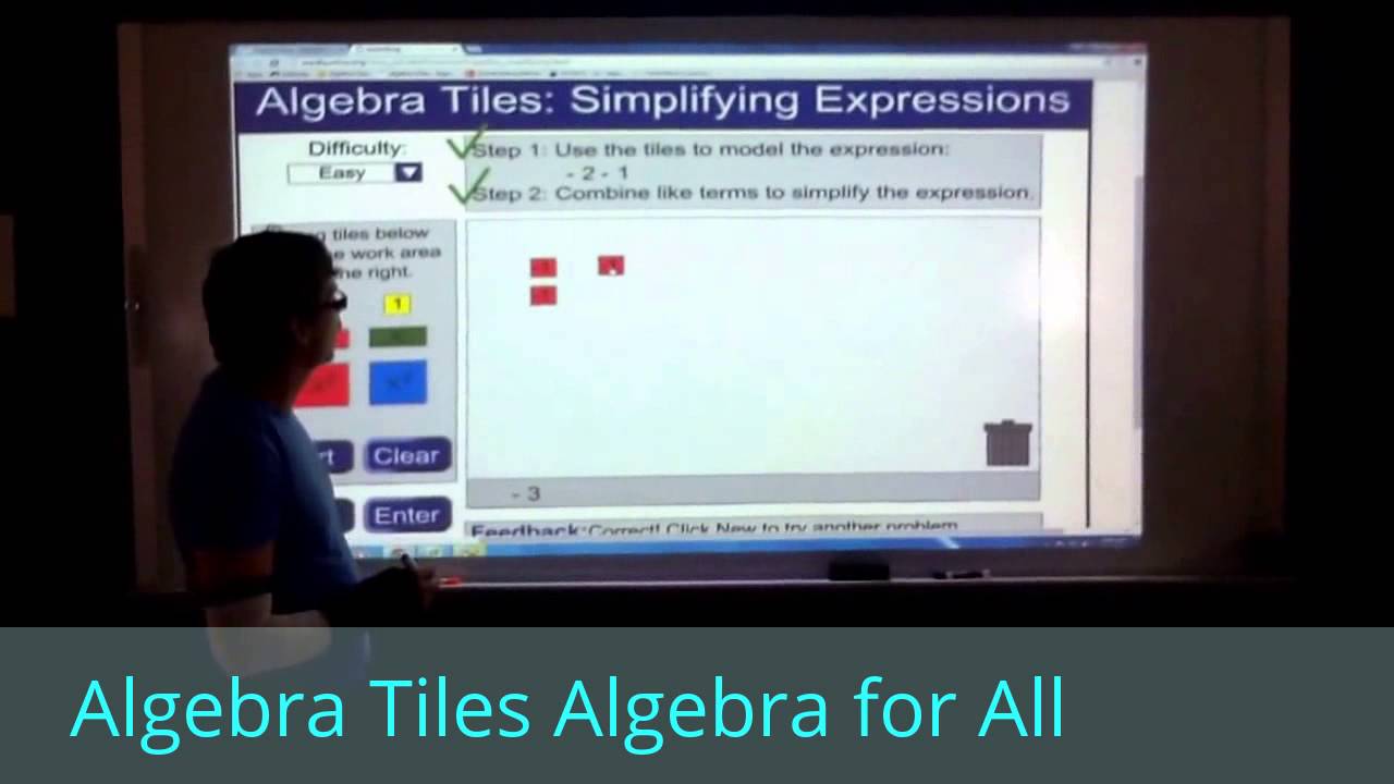 Algebra Tiles Algebra for All part 2 Ep.16 - YouTube