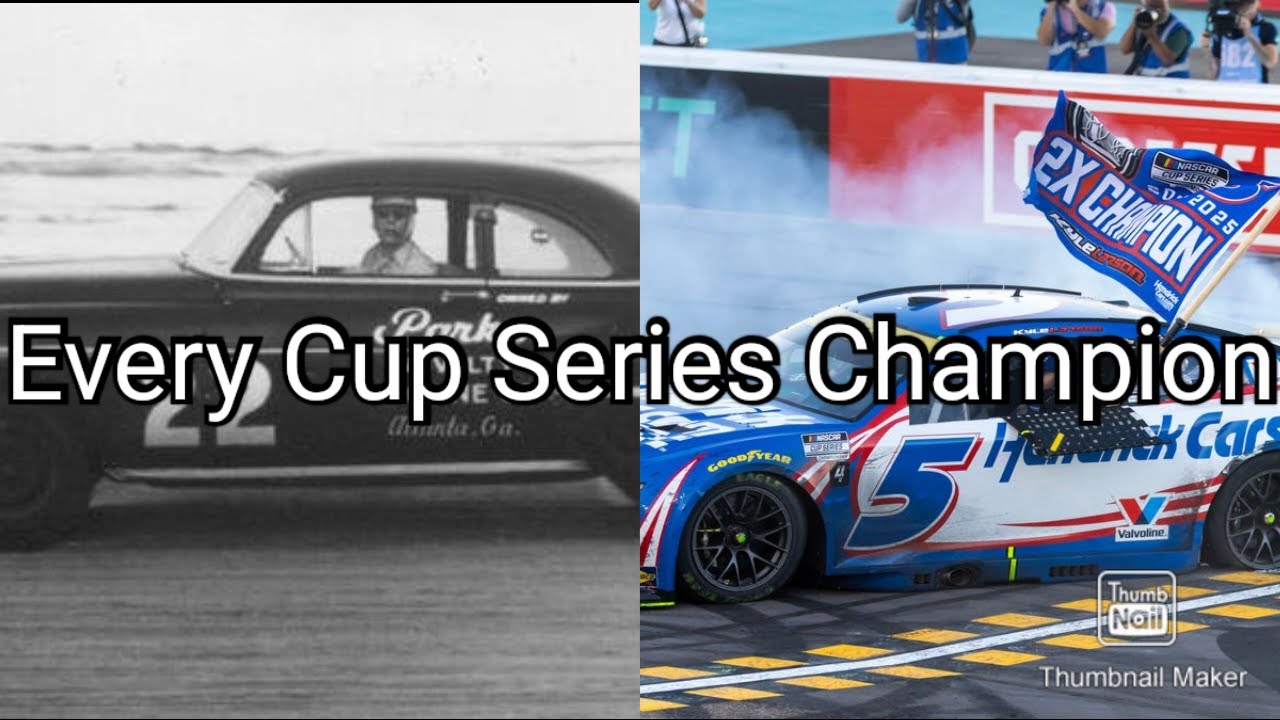 Every NASCAR Cup Series Champion 1949 - 2025 - YouTube