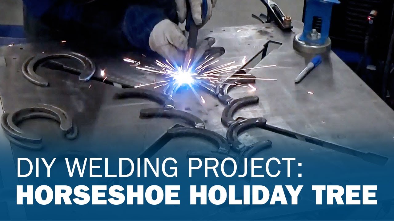 DIY Welding Project: Horseshoe Holiday Tree - YouTube