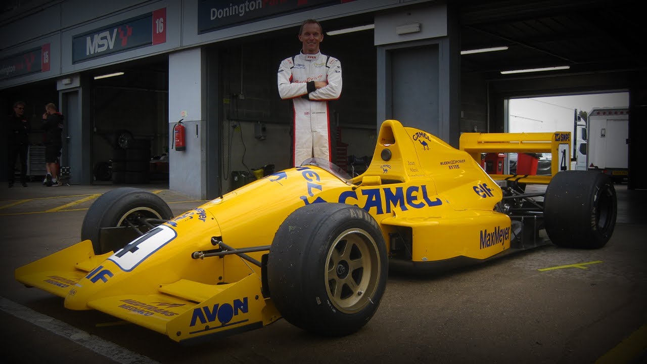 Lee Cunningham - ex-Jean Alesi Championship-Winning Reynard 89D - Donington Park - YouTube