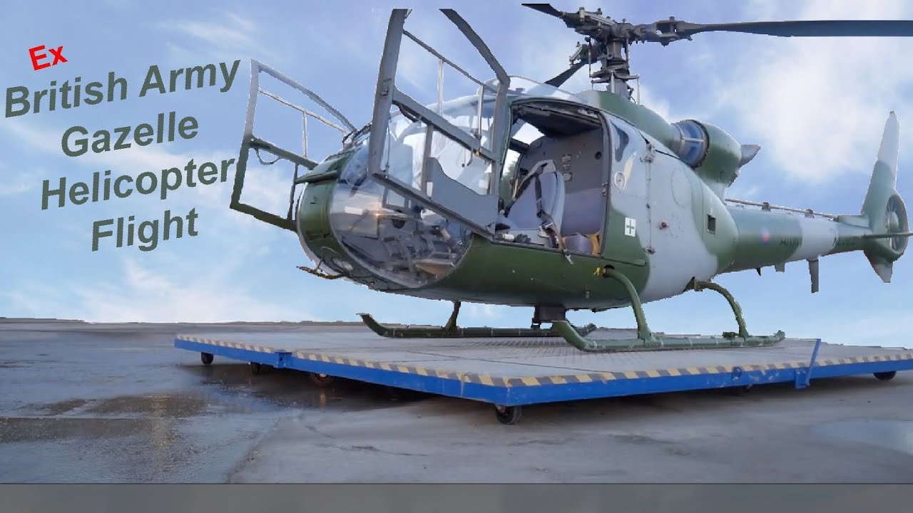 Aircraft Review: Ex British Army Gazelle Helicopter - YouTube