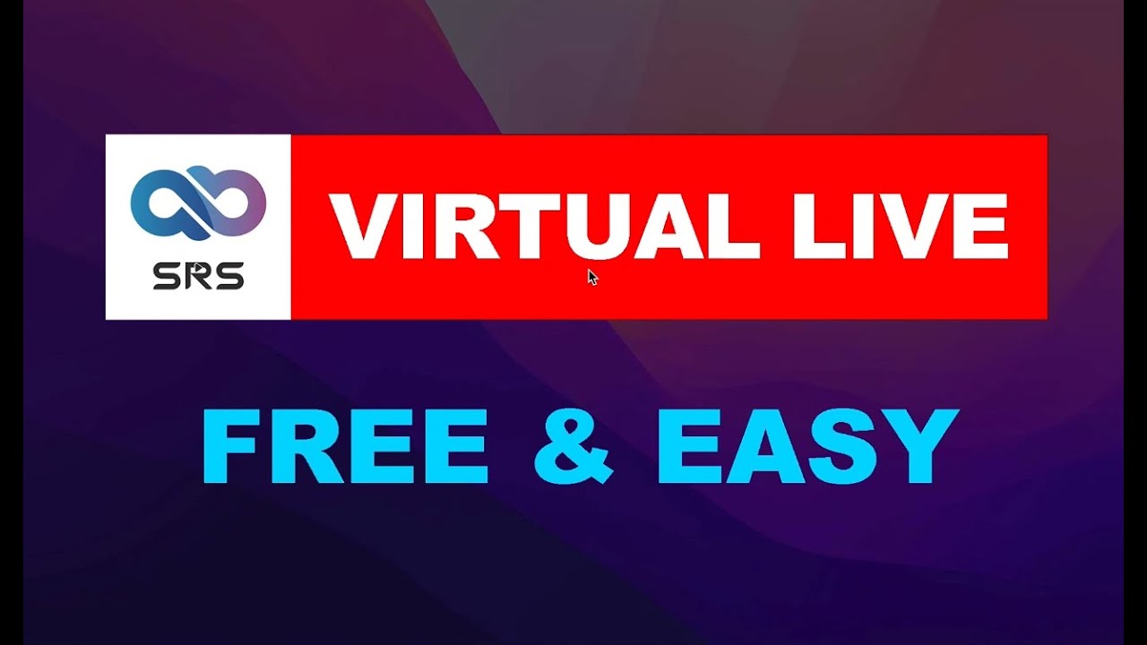 How to Do Virtual Live Streaming by SRS Stack - YouTube