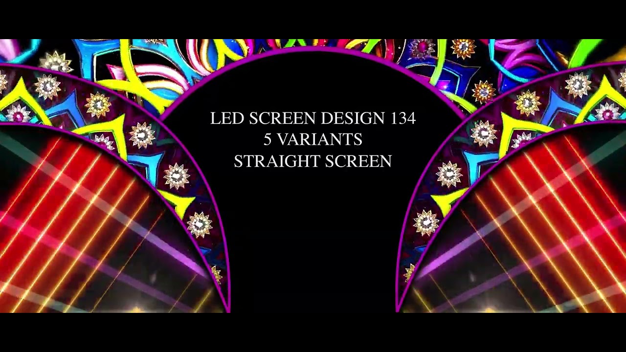 310. Led Screen Design 134| 5 variants | Led Mapping | By Musicom - YouTube