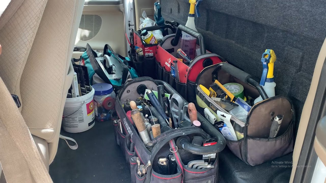 Self Employed Handyman - What's In My Work Truck? - YouTube