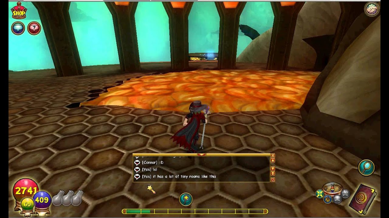 wizard101 showcasing:the new bee house!{amber estate} - YouTube