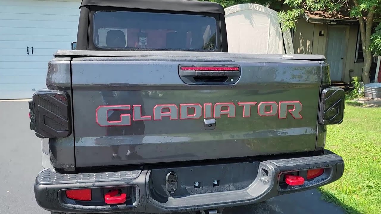Gladiator Tailgate Lettering / Badge - Limitless Parts - YouTube