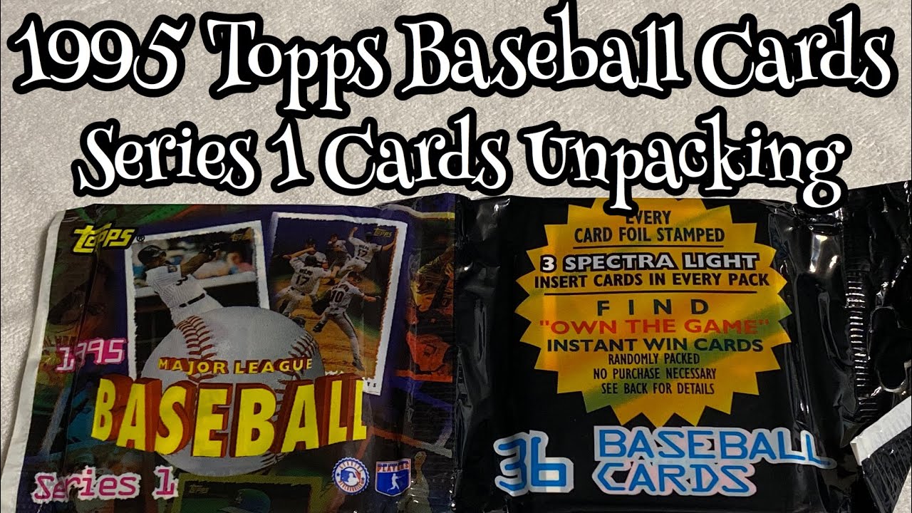 1995 Topps Baseball Cards Rat Pack Unpacking - YouTube