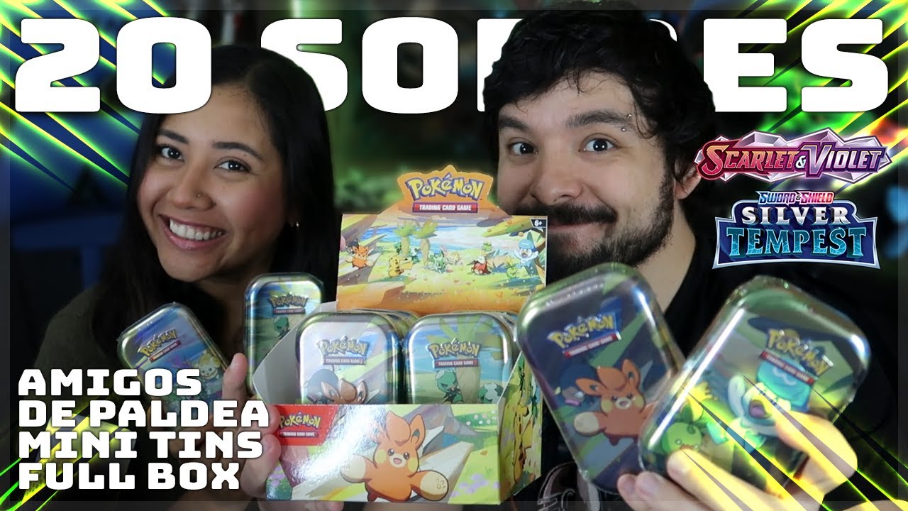 Un nuevo producto con muchas latas! 📦 Opening Paldea Friends Mini Tins ...