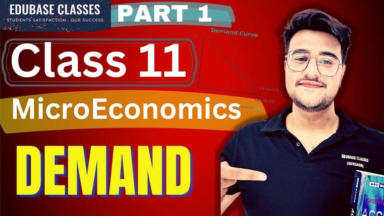Demand Part 1 I Microeconomics I Class 11 I CUET I Basics of ...