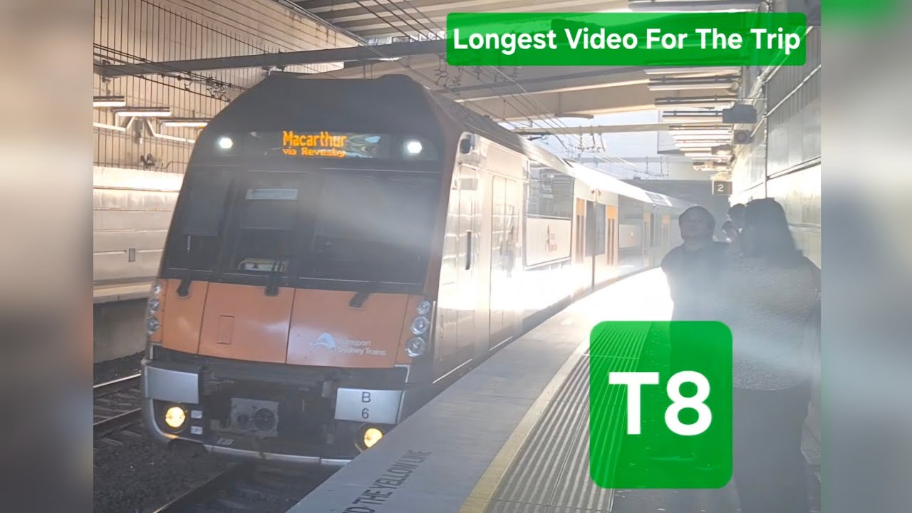 [Not So Express] Sydney Trains T8 B-Train journey from Wolli Creek to ...