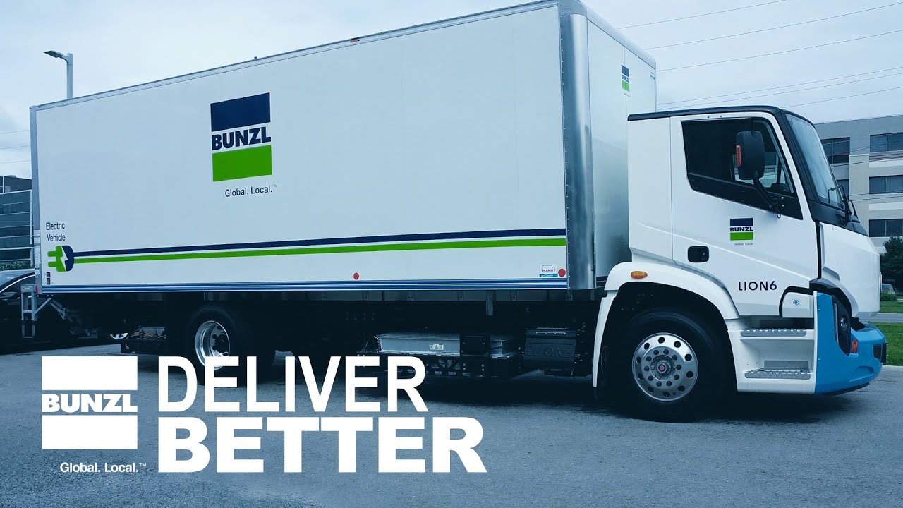 Bunzl Canada | Accelerating Sustainability with EV Trucks - YouTube